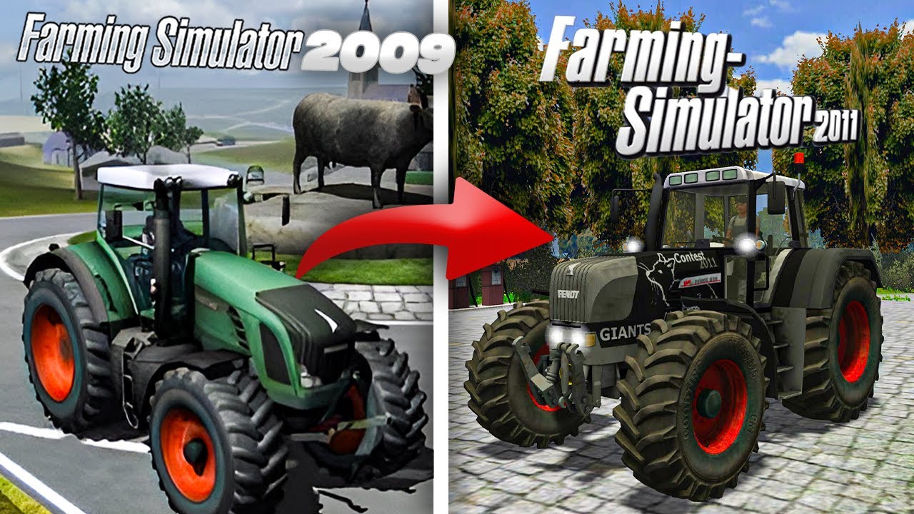 GROSSE EVOLUTION entre Farming Simulator 2009 et Farming Simulator 11 ...