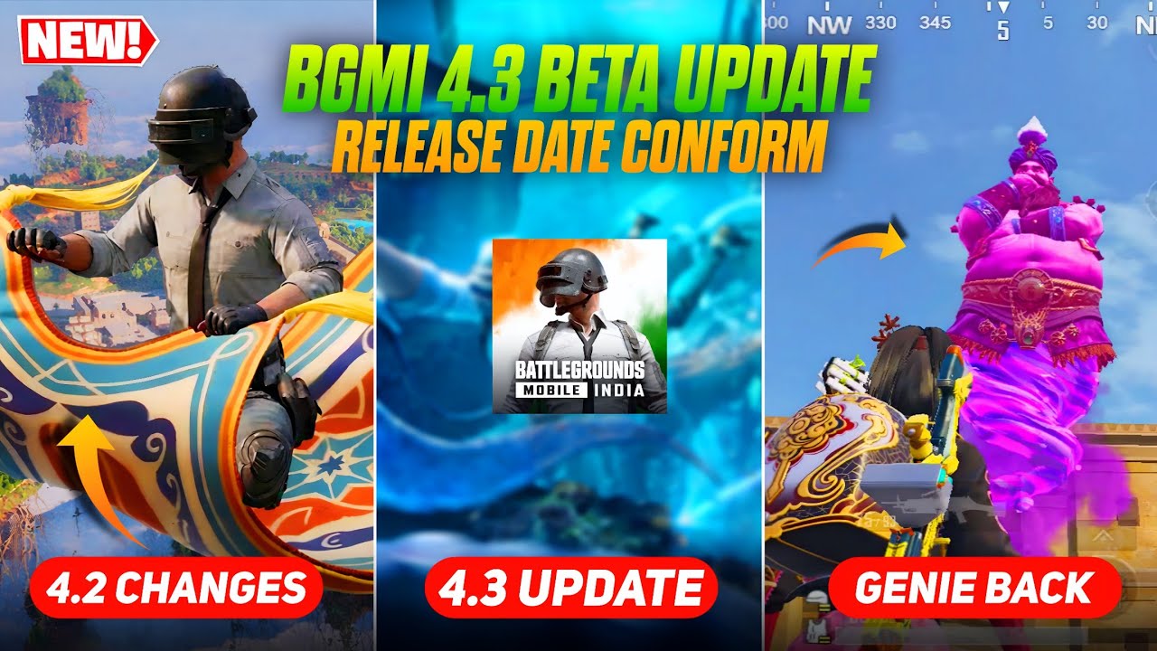 BGMI 4.3 Beta Update | Aladdin Genie Mode Returns | Bgmi New Ultimate ...
