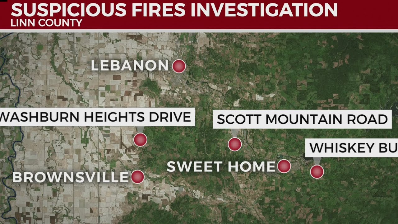 Deputies investigating ‘suspicious fires’ in Linn County - YouTube