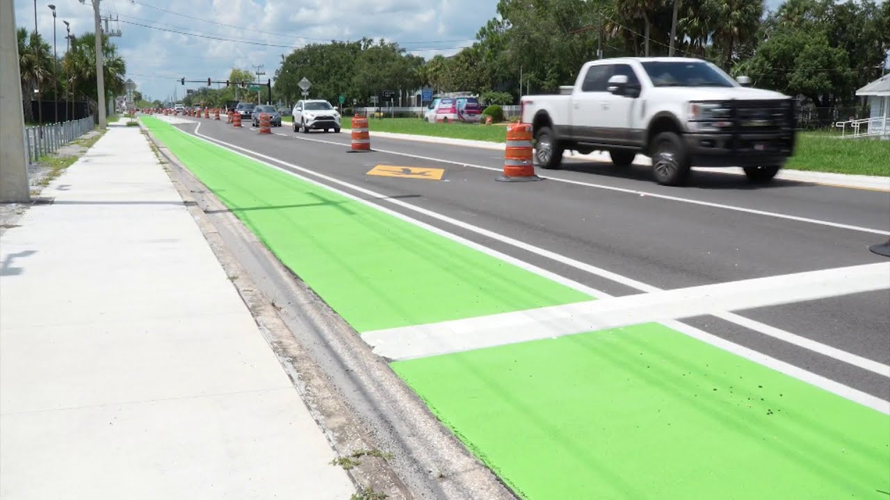 Seminole County commissioners question FDOT adding green bike lanes ...