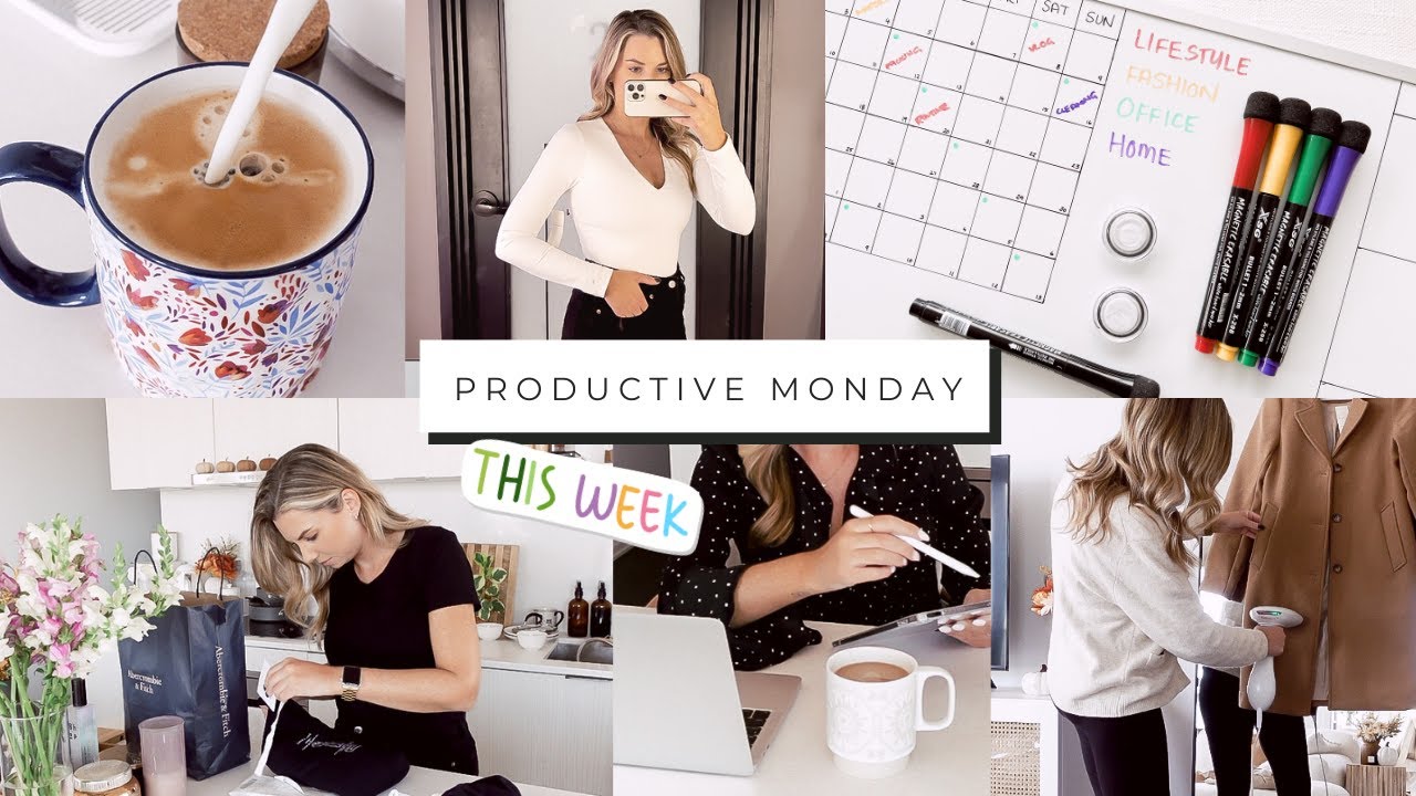 Productive Day! Monday Routines and habits. New stuff for fall ...