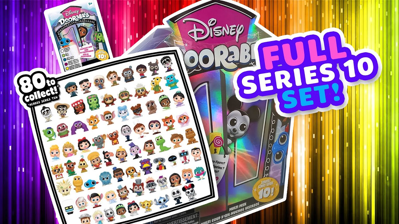 The FULL Complete Set of SERIES 10! Disney Doorables | MumbosCollectos ...