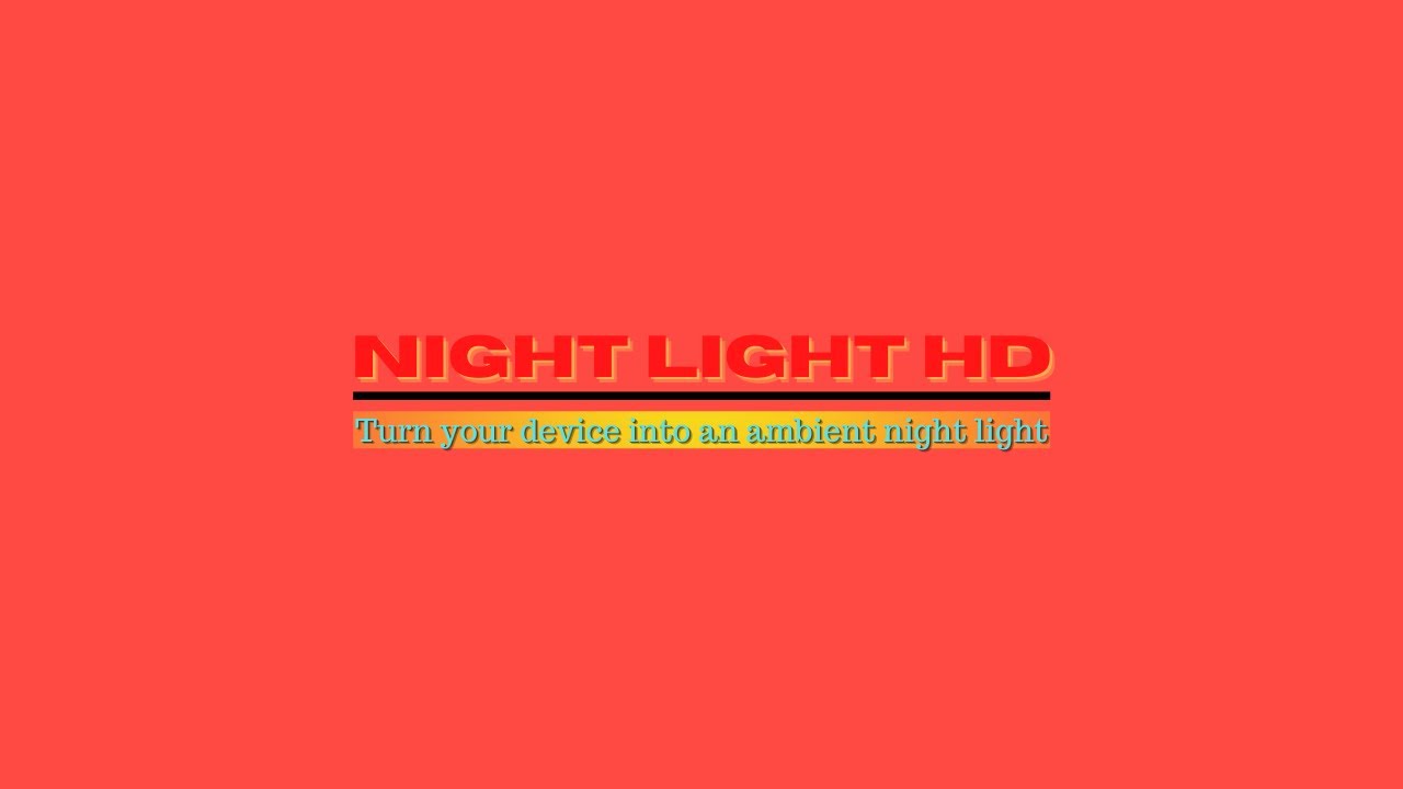Night Light Red Pink Screen 3 Hours No Ads | DIY Lamp #ledlights # ...