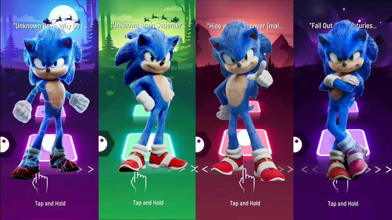Sonic - Sonic - Sonic - Sonic | Tiles Hop Edm Rush !! - YouTube