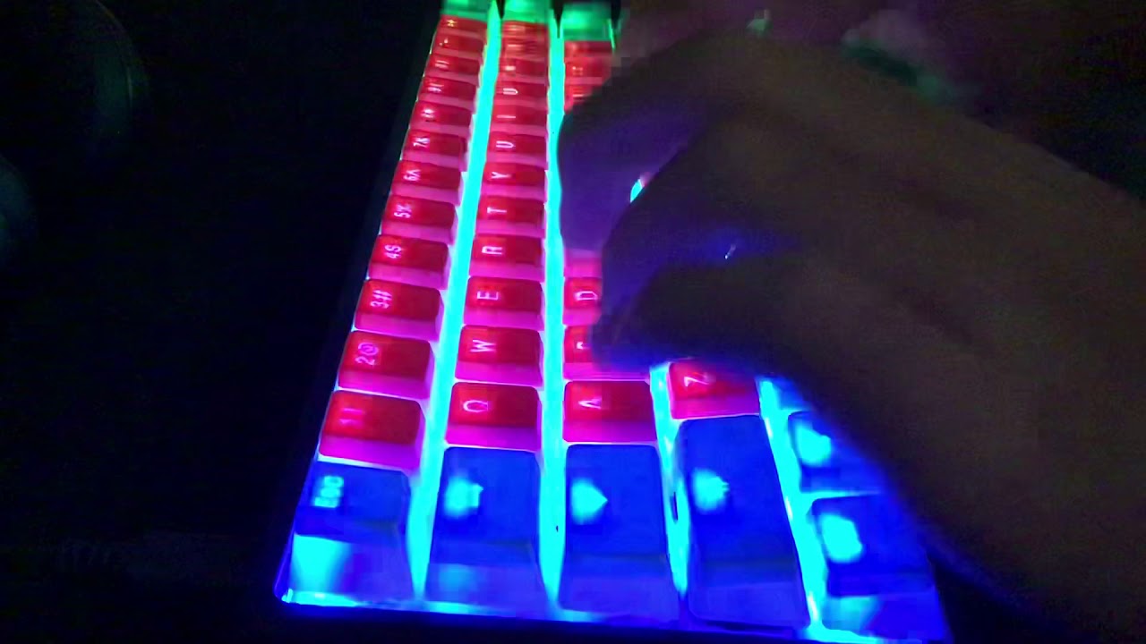 Ducky One 2 Mini Cherry MX Red Sound Test // Matrix Miami Pudding ...