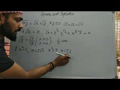 Class 9 &10 , All important properties of square root , must know every ...