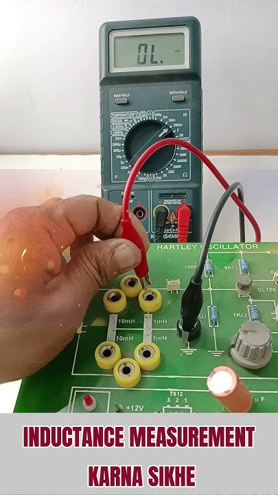 How to measure inductor using LCR meter. #electronicslab - YouTube