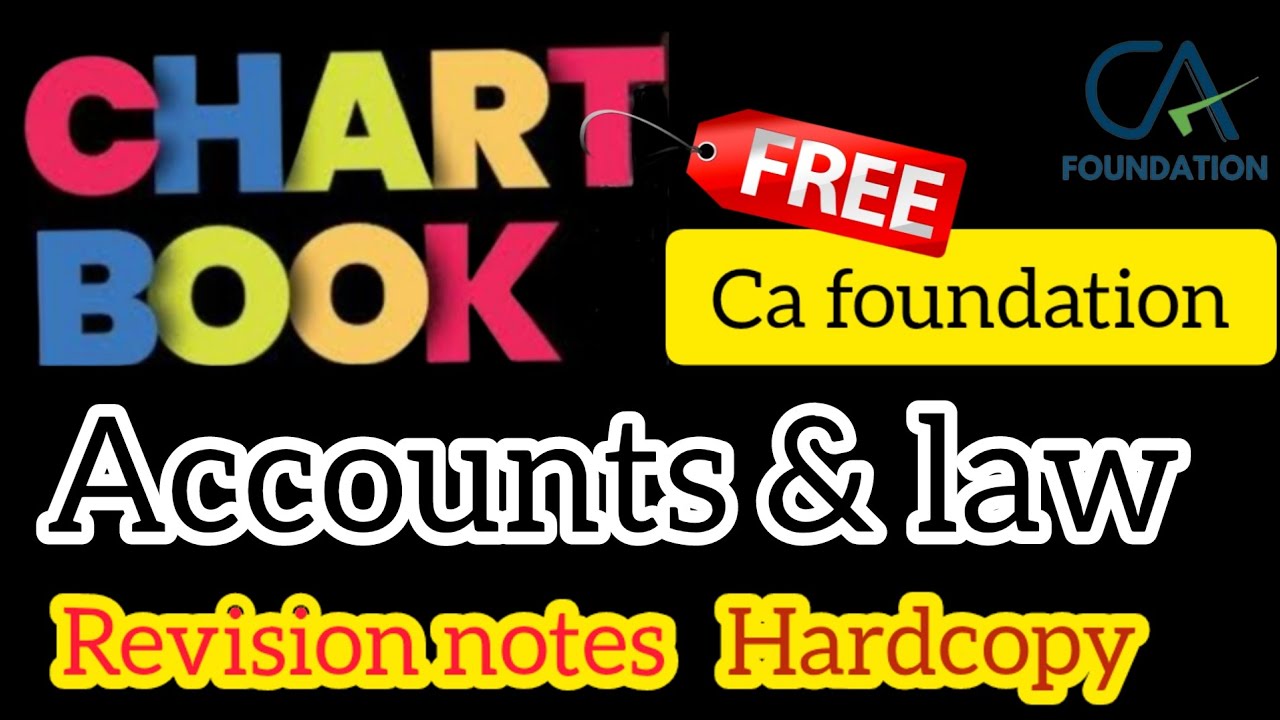 Law | accounts| revision notes | chart book| ca foundation| Parul ...
