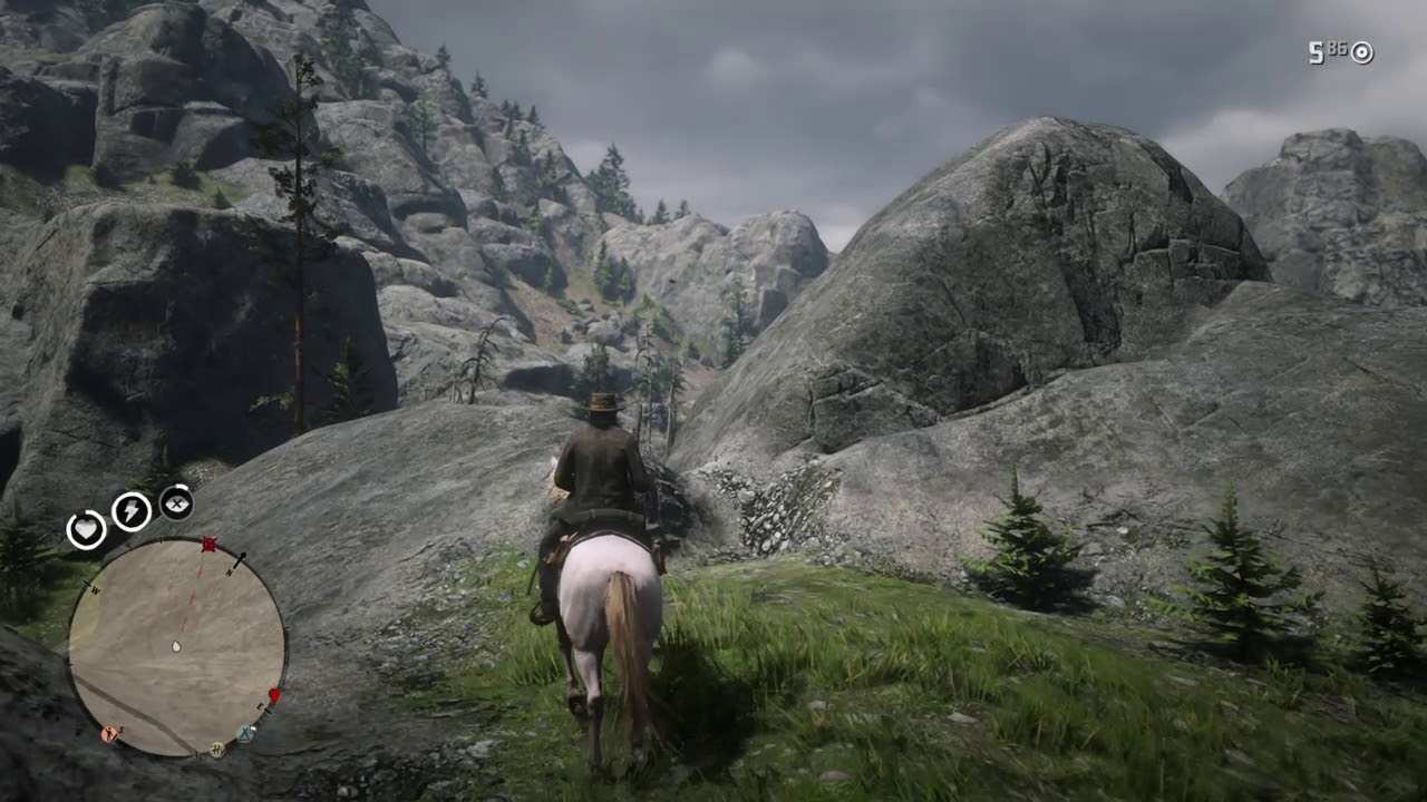 RDR2 Online North Tall Trees Easy Cougar Spawn - YouTube
