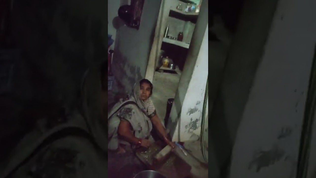 Mother Making Chatani On Desi Sill Batta - YouTube