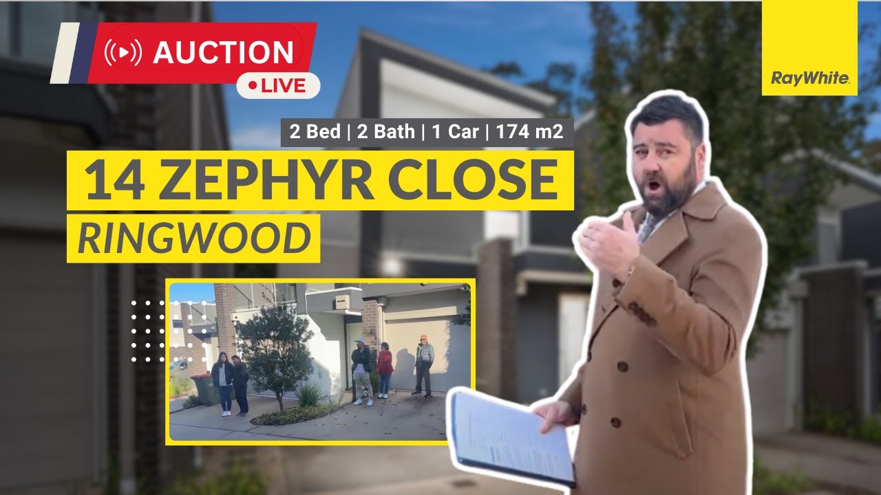 Live Auction @ 14 Zephyr Close, Ringwood - YouTube