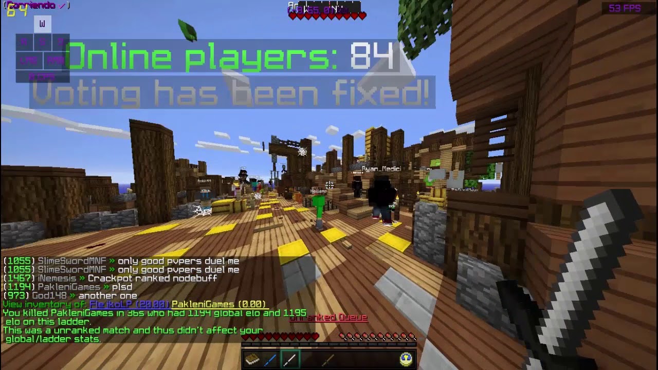 Minecraft PvP #1 play.guildcraft.eu - YouTube