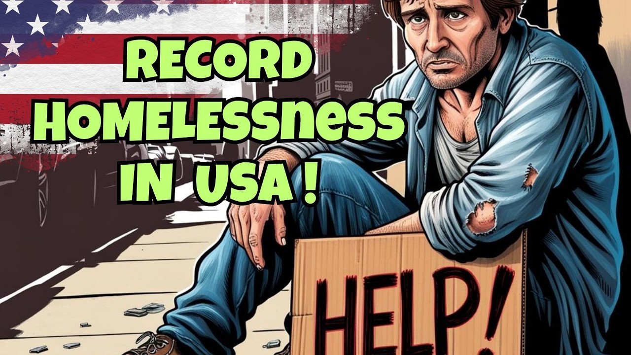 U.S. HOMELESSNESS HIT A RECORD HIGH IN 2024 | HOUSING CRISIS - YouTube