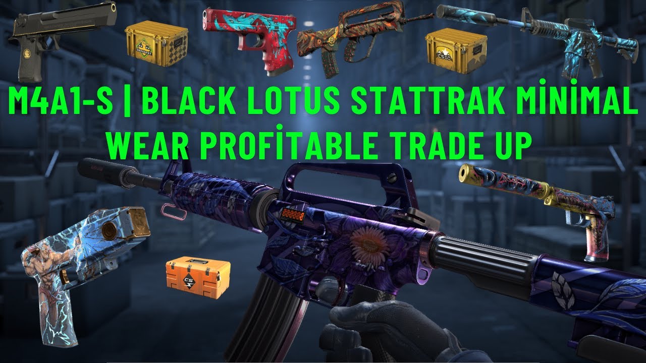 CS2 StatTrak Minimal Wear M4A1 S Black Lotus Profitable Trade Up - YouTube