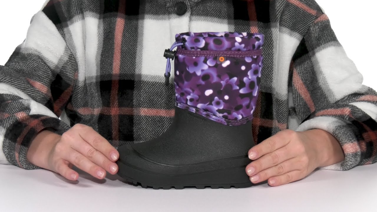 Bogs Kids Snow Shell Boots - Tropadelic Floral (Toddler/Little Kid/Big ...