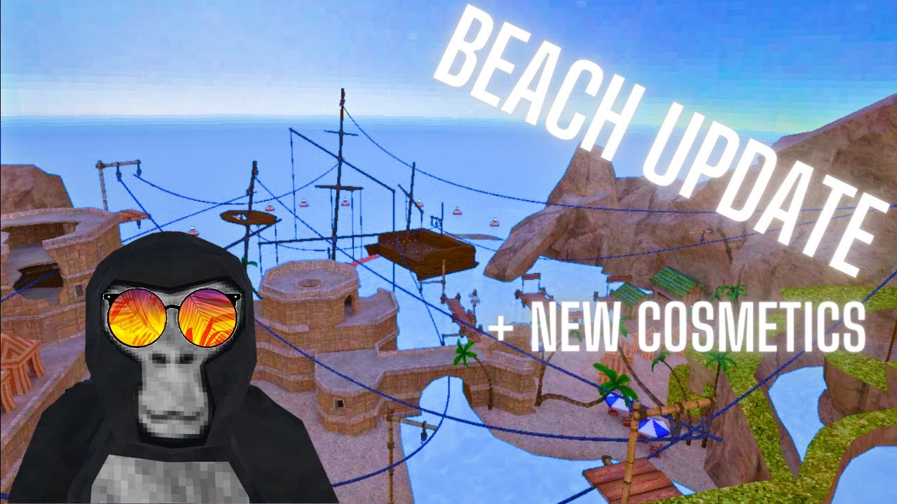 Beach Update In Gorilla Tag NEW MAP [] NEW COSMETICS!!!! - YouTube