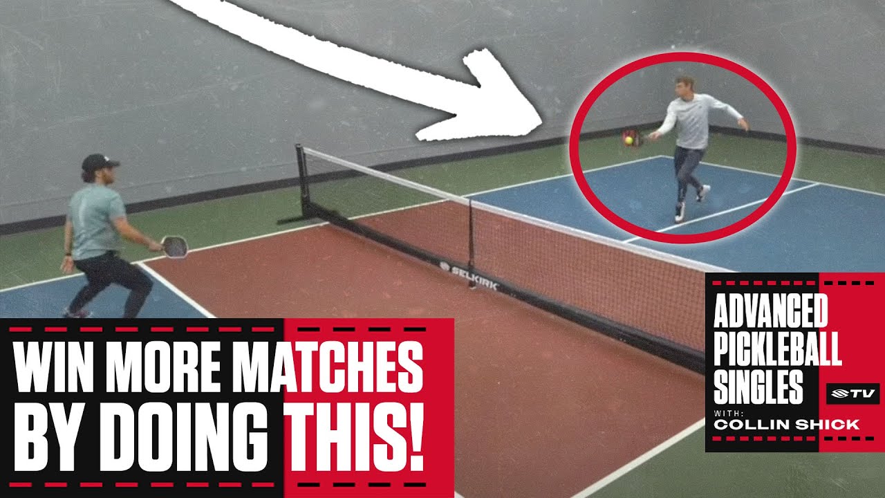 How to Make Your Pickleball 5th Shot Undefendable: Pickleball Singles ...