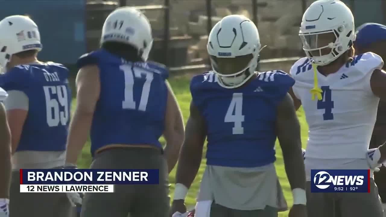 KU begins Fall Camp ahead of highly-anticipated season - YouTube