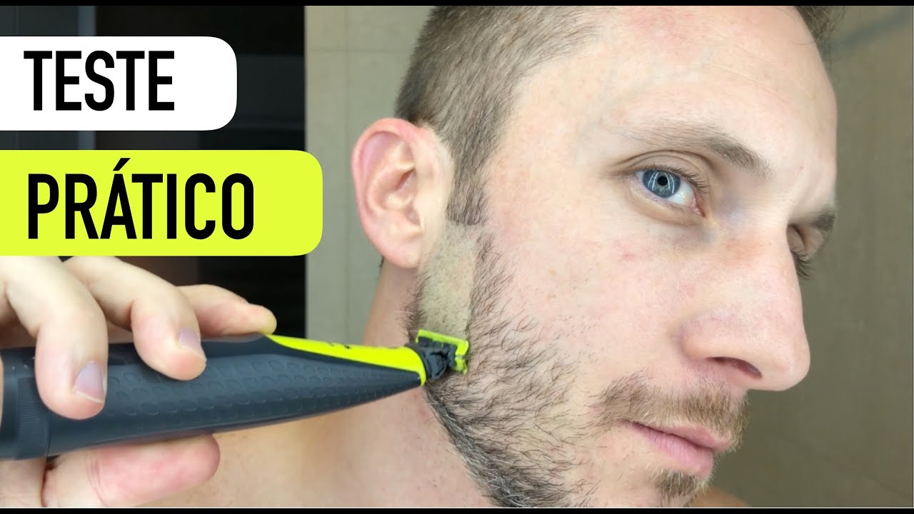 Philips Oneblade Teste Review na Prática Como Usar o Barbeador Elétrico ...