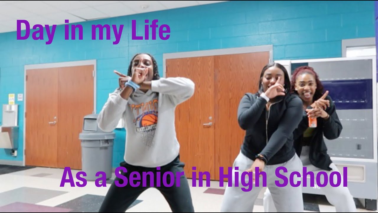 Day in the Life of a Senior in High School 👩🏾‍🎓 - YouTube