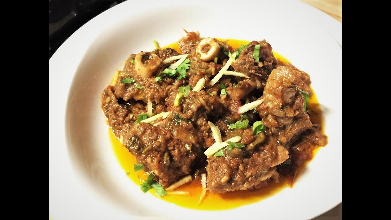 Peshawari Namkeen Gosht Recipe| Salted Mutton| Namkeen Gosht by Naush’s ...