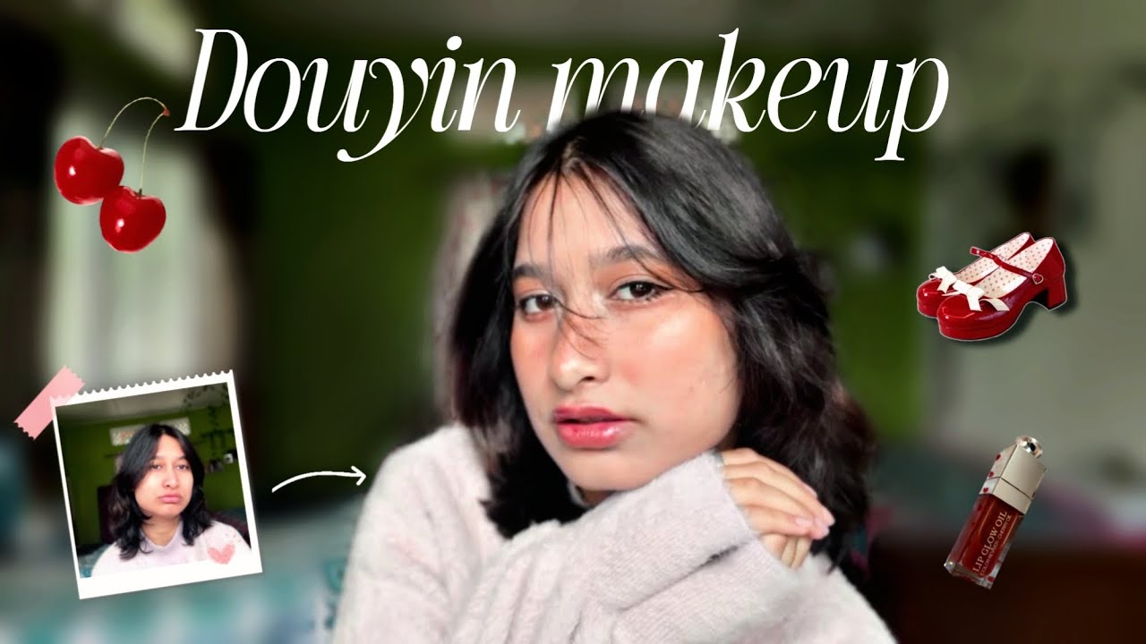 [Beginner Friendly] step by step tutorial on Douyin makeup 🧸🍒💌 - YouTube
