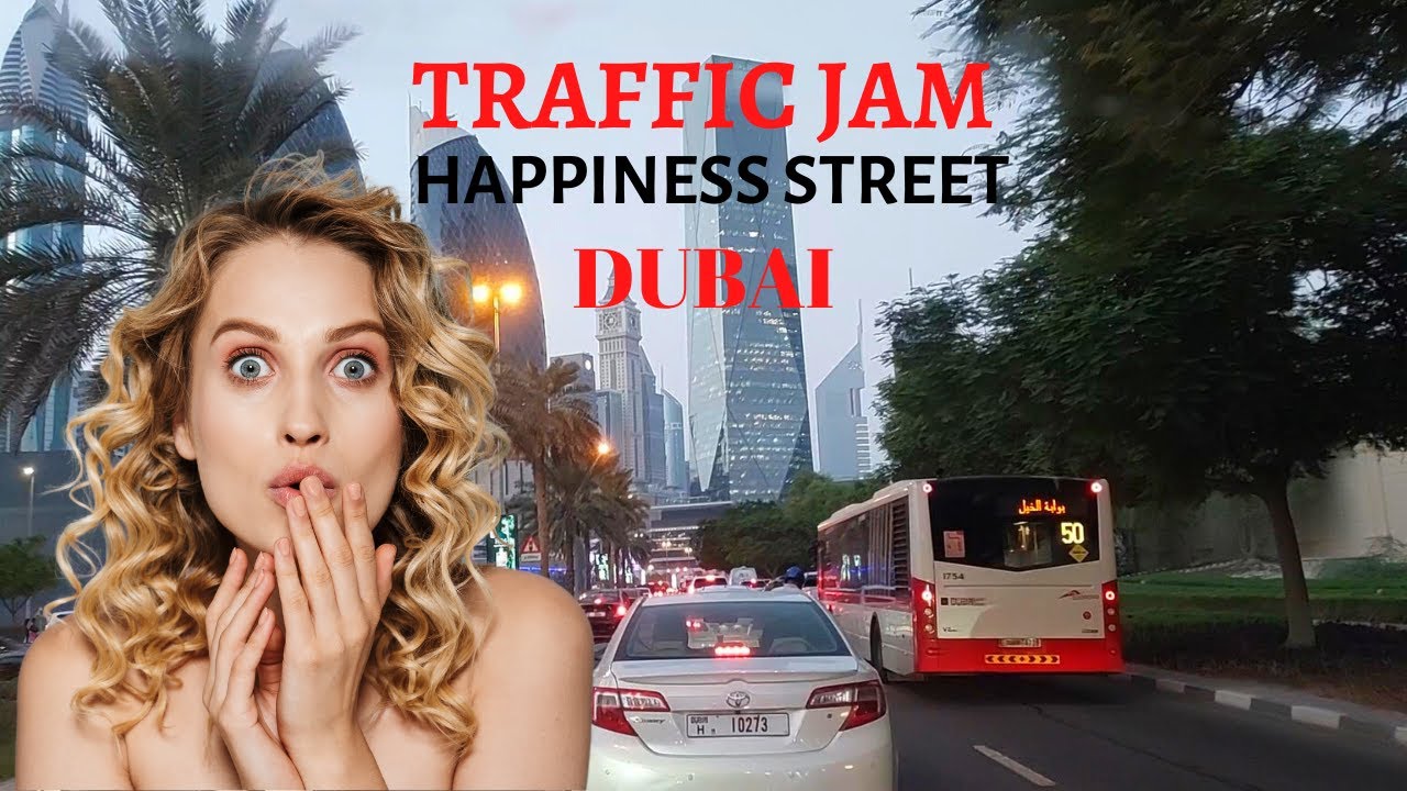 Happiness Street Dubai Traffic Jam // Zabeel Road - YouTube