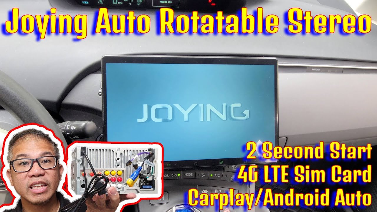 How to install Joying Auto Rotated Double Din Car Stereo - YouTube