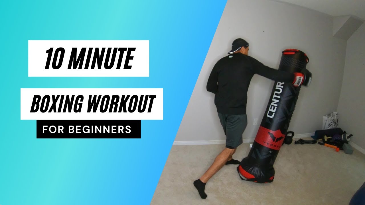 10 Minute At Home Boxing Workout | Free Standing Punding Bag | Century ...