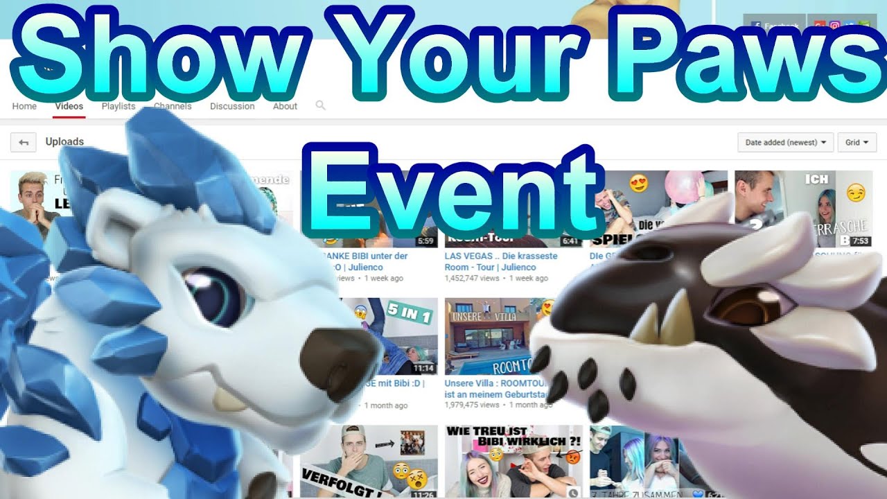 The YouTubers Behind the Show Your Paws Event - Dragon Mania Legends ...