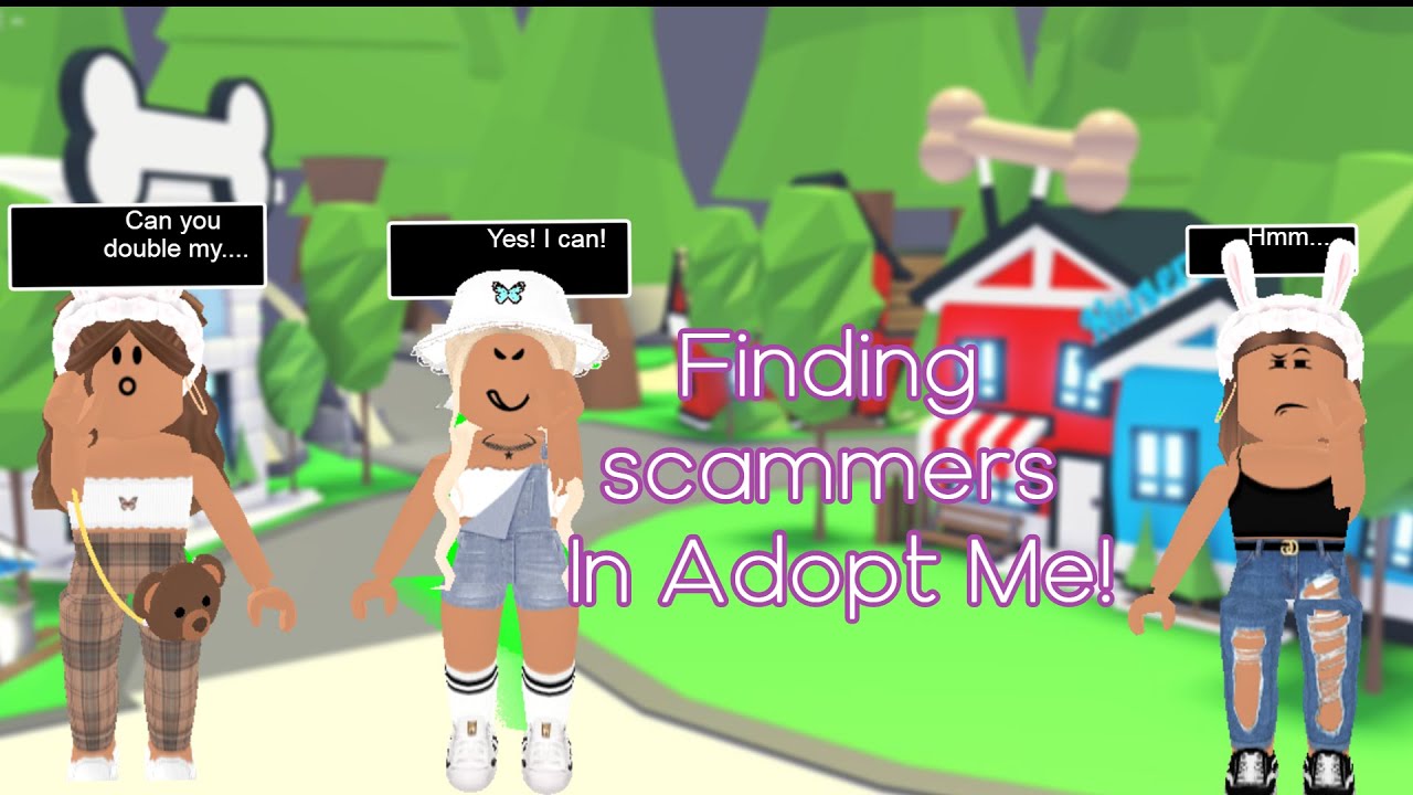 FINDING SCAMMERS IN Adopt Me!! *ROBLOX* - YouTube
