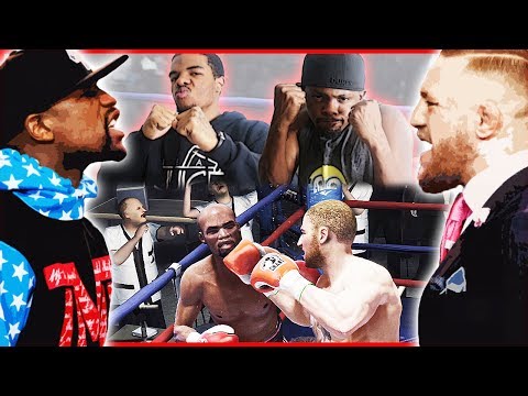 CONOR MCGREGOR SAYS HE'LL KNOCKOUT FLOYD MAYWEATHER IN FOUR ROUNDS!  - Fight Night Champion Gameplay
