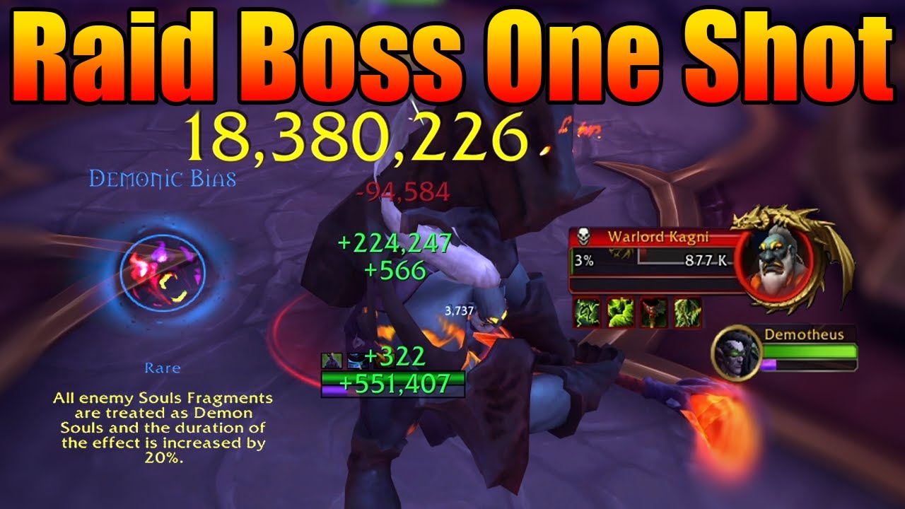 Raid Boss One Shot [20 MILLION DPS] - YouTube