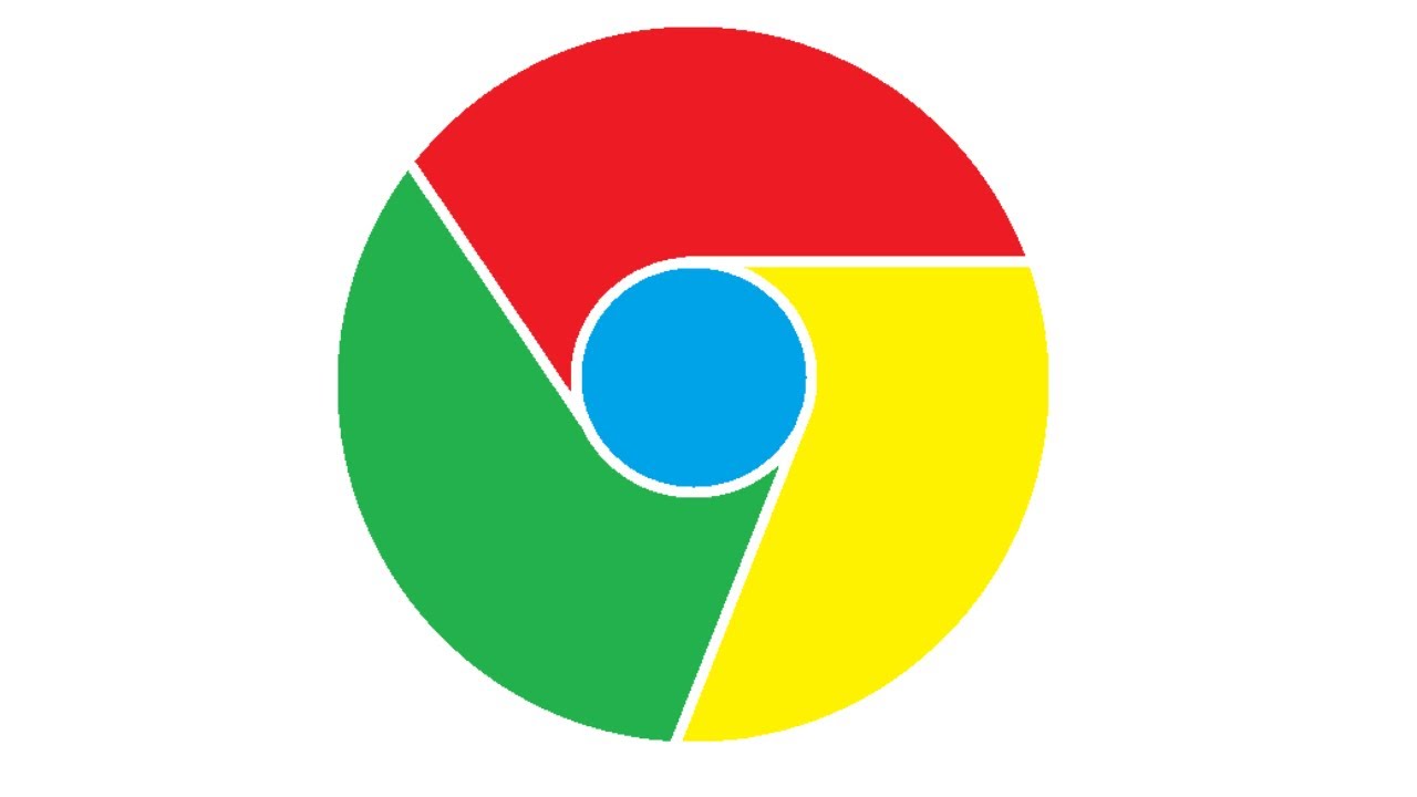 How to draw chrome logo using ms paint | draw chrome logo | microsoft ...