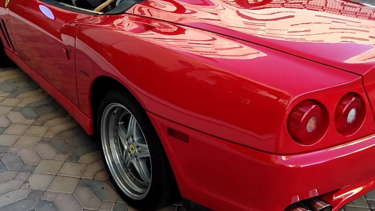 2001 Ferrari Barchetta RED and RARE - YouTube