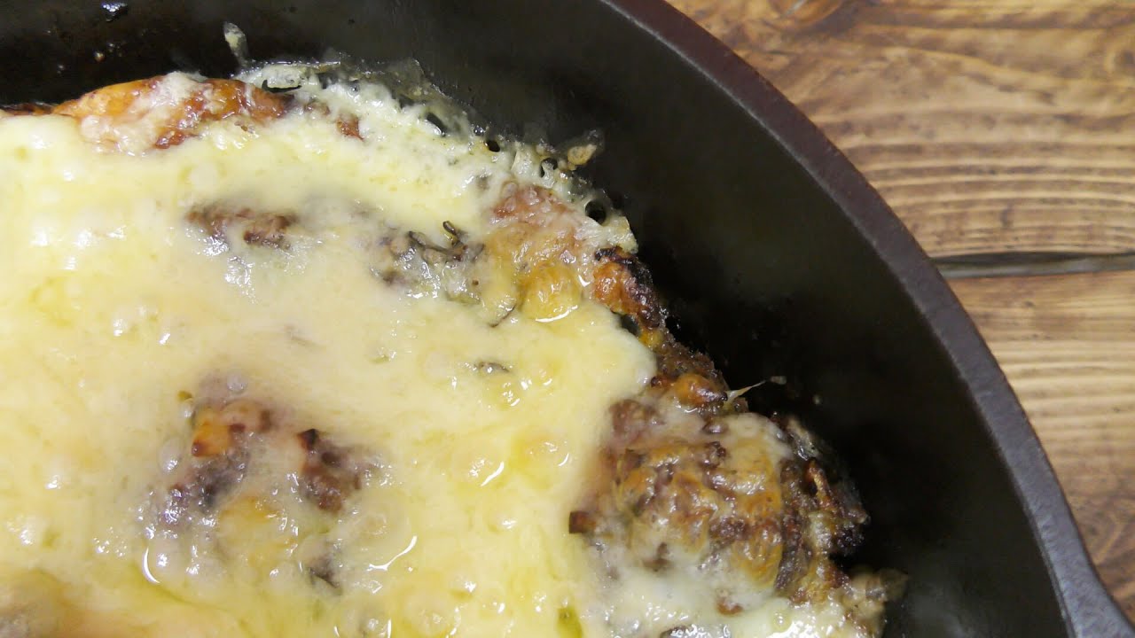 How To Make Deep-Dish Bread & Cheese Meat Pie - Recipe - YouTube