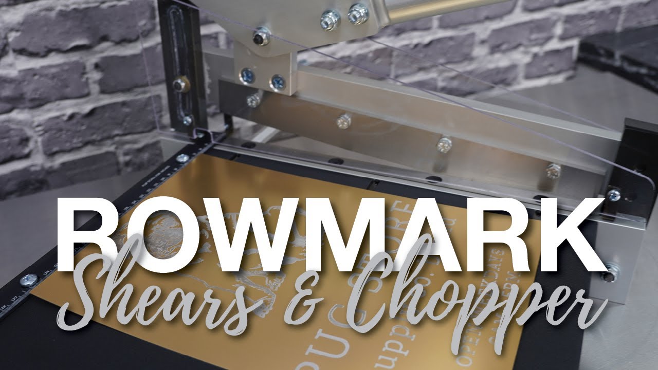 Overview of Edge-Rite & AccuCutter Chopper Shears available at Rowmark ...