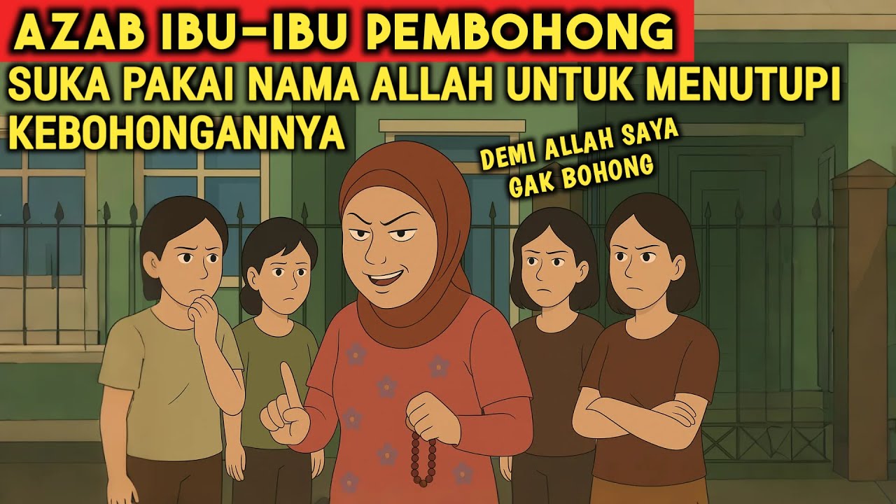AZAB IBU-IBU PEMBOHONG SUKA PAKAI NAMA ALLAH UNTUK MENUTUPI ...
