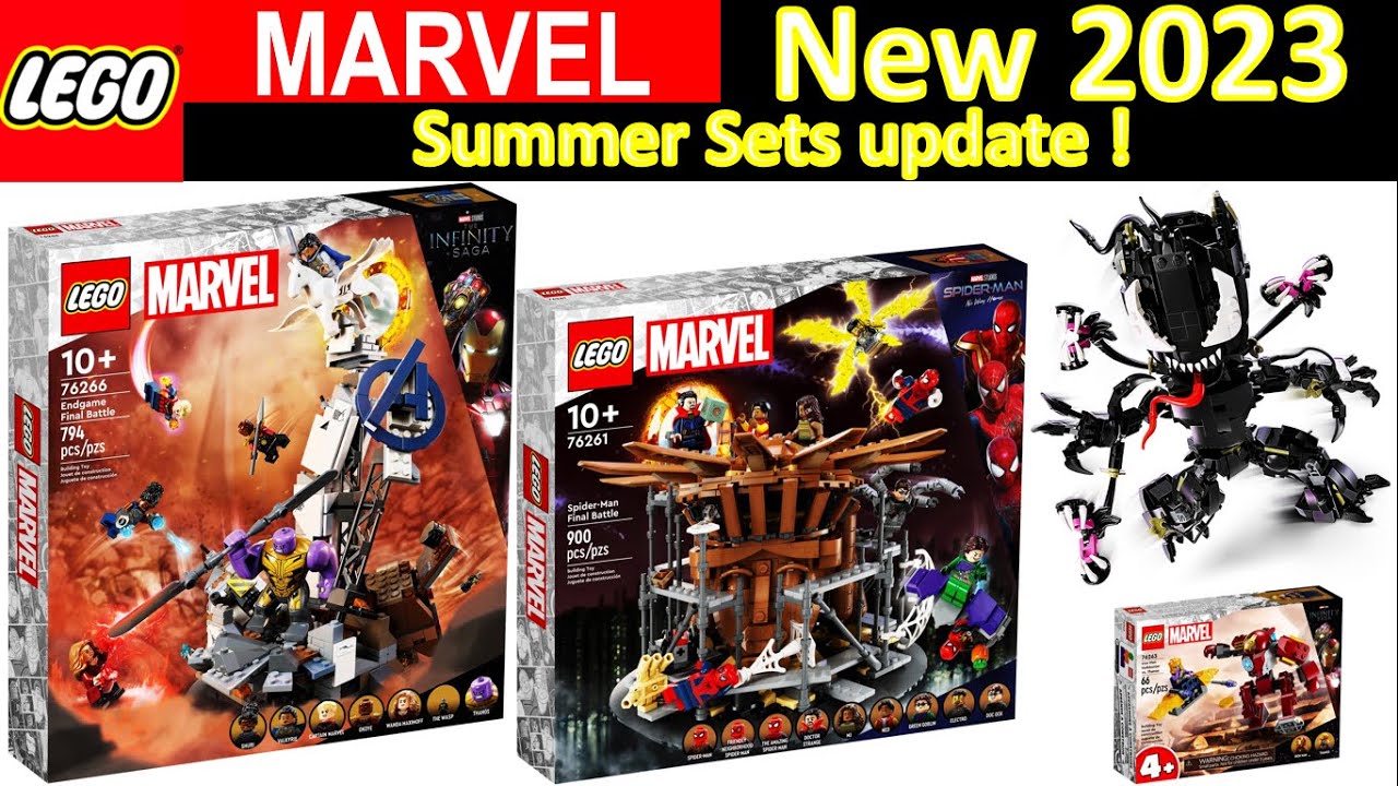 LEGO Marvel 2023 Sets for Summer revealed !!! - YouTube