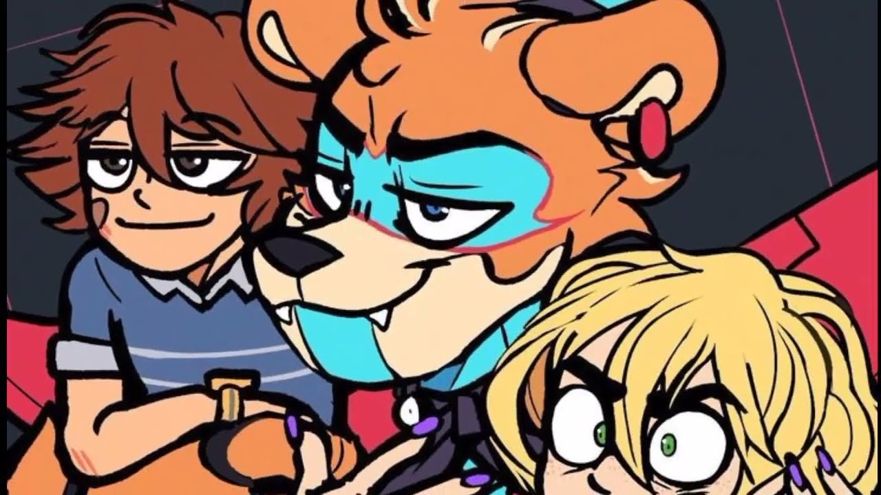 Fnaf Security breach : Glammike 100 selyn art - YouTube