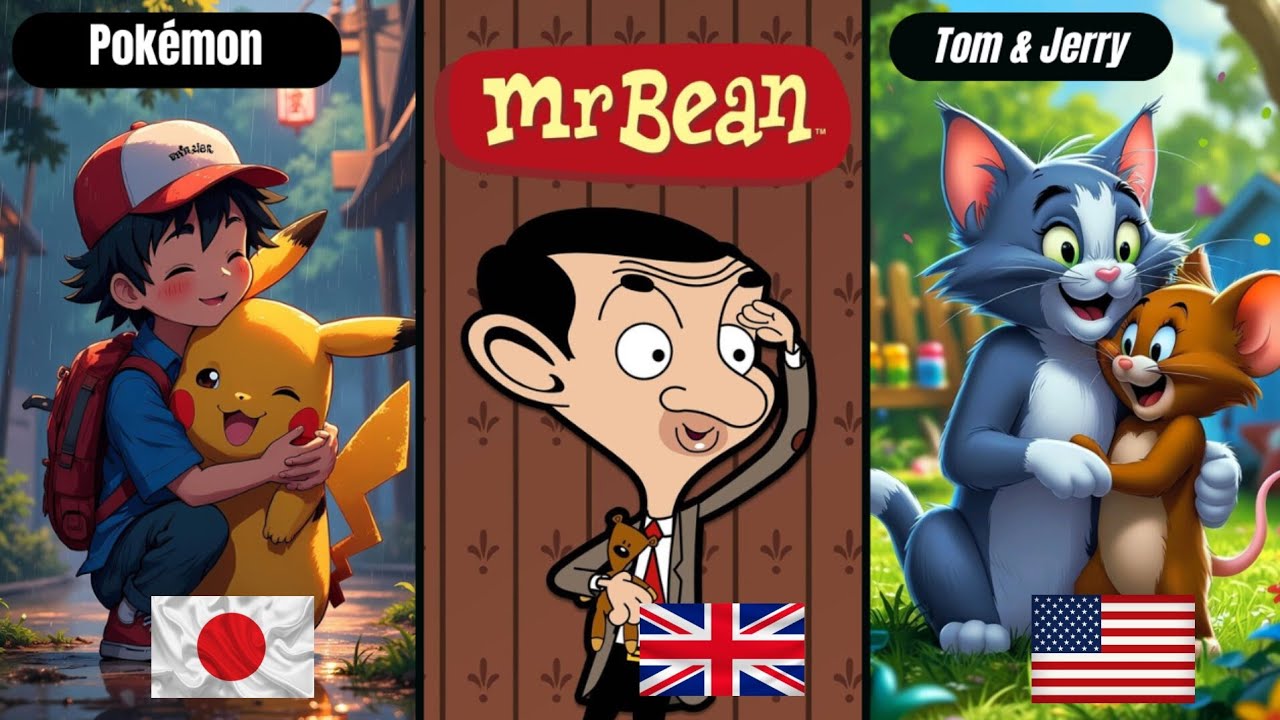 🌎 Top 10 Most Famous Cartoons in the World with Their Countries ...