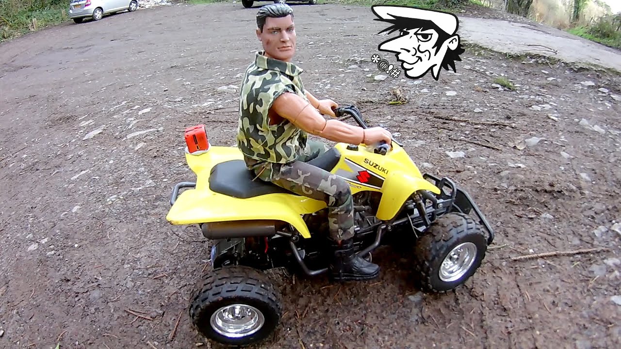 RC Action Man Quad Bike at Abbots Pool 200205 - YouTube