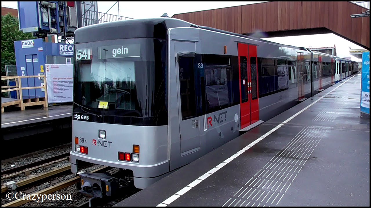 VolkerRail trein & GVB metro R-NET combi, Van Der Madeweg Amsterdam ...