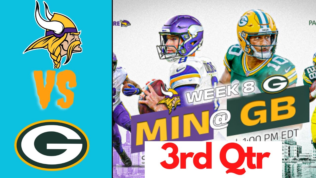 Minnesota Vikings vs. Green Bay Packers Highlights 3rd QTR Full HD ...