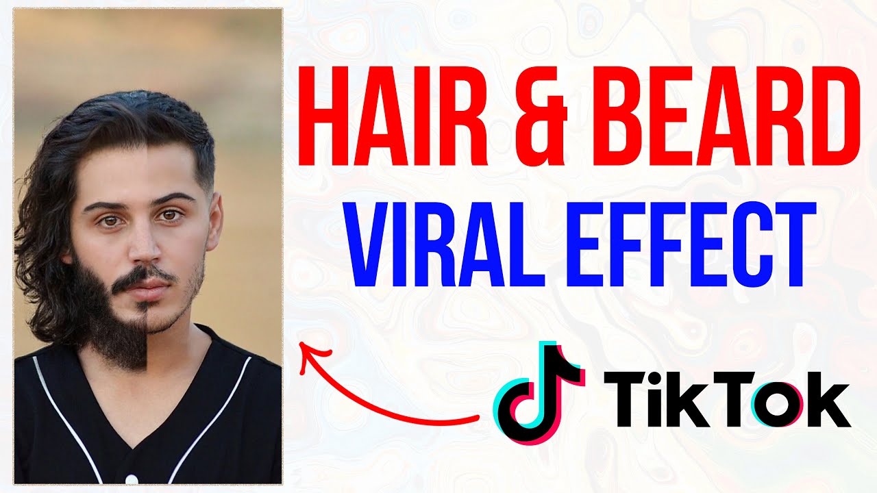 VIRAL TIKTOK EFFECT | LONG HAIR & BEARD - YouTube