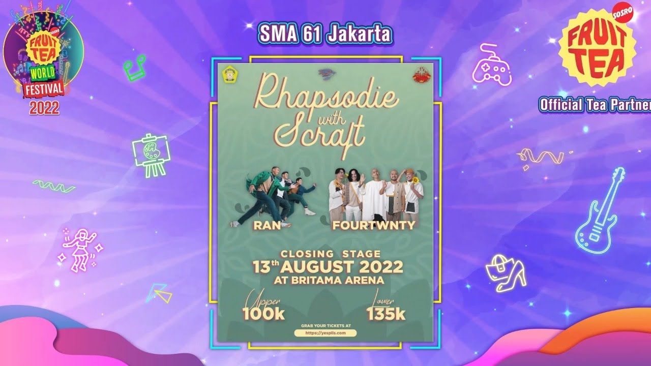 PENSI SMAN 61 Jakarta Fruit Tea Sponsorship | School Creativity ...