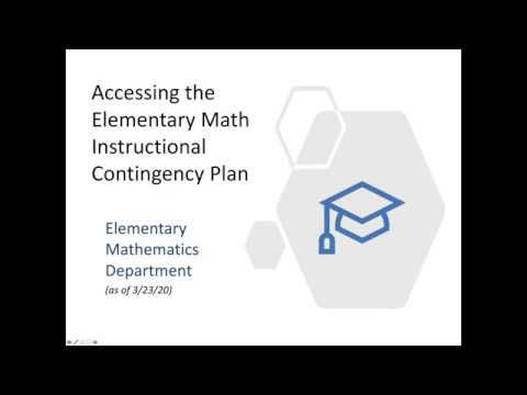 District Math Plan Tutorial - YouTube