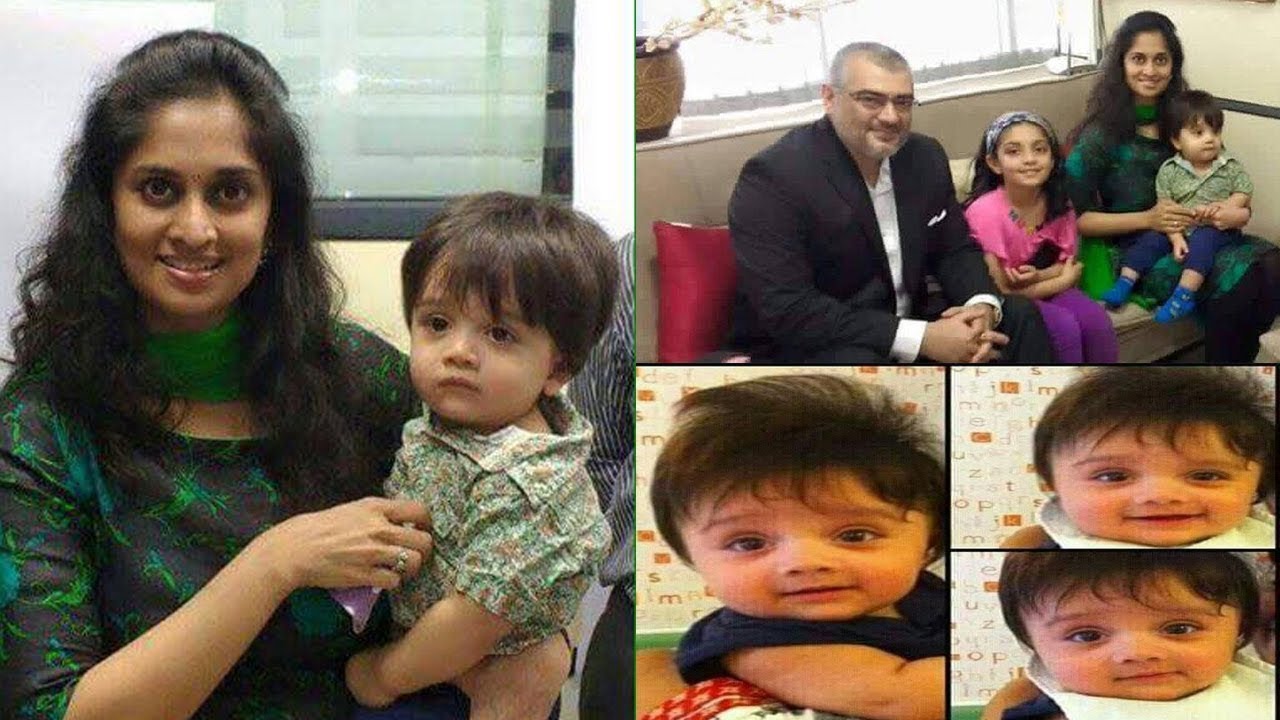 actor Ajith Family Photos-My Video2 - YouTube