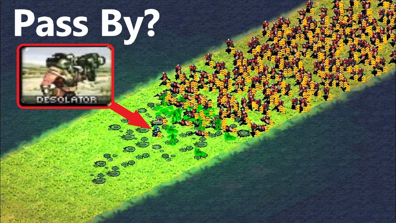 Can Conscripts pass by Desolator? - Red Alert 2 - YouTube