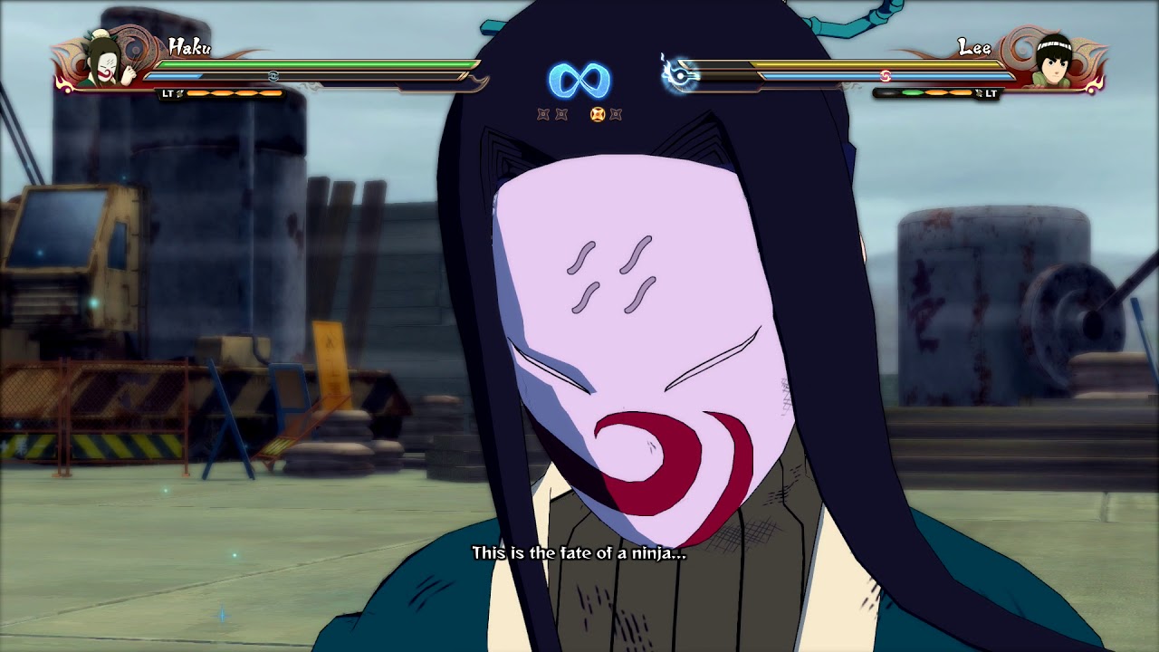 Naruto Shippuden: Ultimate Ninja Storm 4, Haku VS Rock Lee! - YouTube